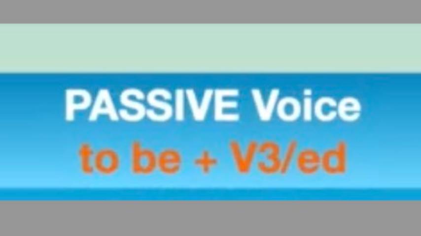 TENSES |Passive Voice