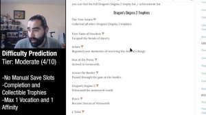 I can't tell how DIFFICULT the DRAGON'S DOGMA 2 PLATINUM is going be?!!!