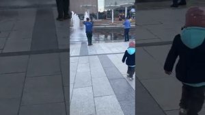 тестовый запуск фонтана