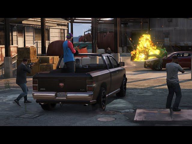 Grand Theft Auto V_Remastered Online Gangster showdown