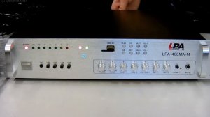 LPA-480MA-B. Работа блока сообщений