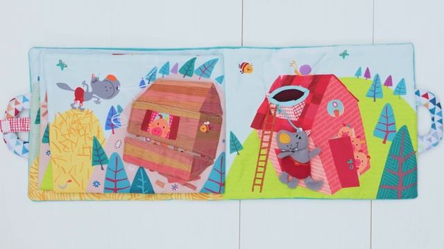 Мягкая книжка Lilliputiens «Три поросенка»