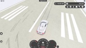 Trying to perfect 3rd gear launch on the CGT (Porsche Carrera GT) in Greenville Roblox