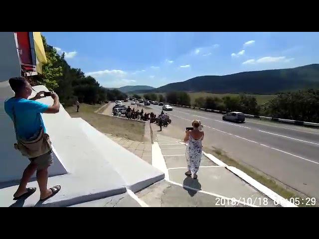 Севастополь, байкшоу, колонна мотоциклистов, 13 августа 2019 г.