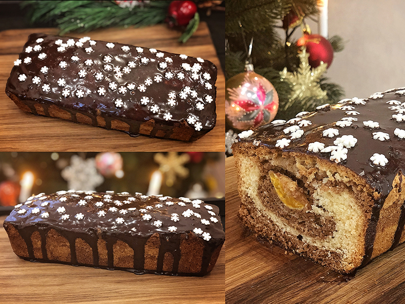 МРАМОРНЫЙ КЕКС с мандаринкой. Бесподобно вкусно и быстро!