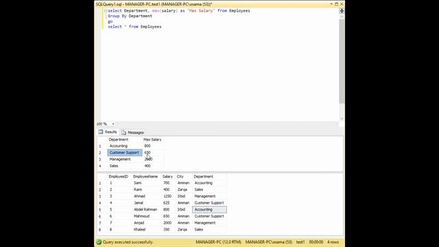14 - MS SQL Server Select Statement Part 3 – смотреть онлайн видео от MySQL Базы данных для ...