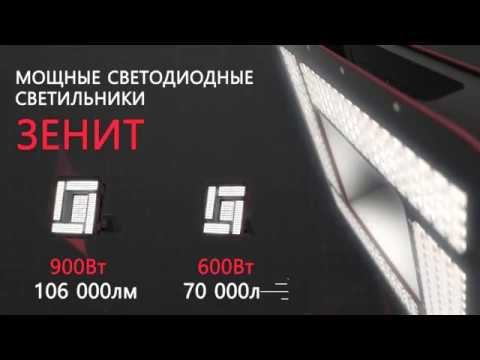 ЗЕНИТ - мощные светодиодные светильники нового поколения