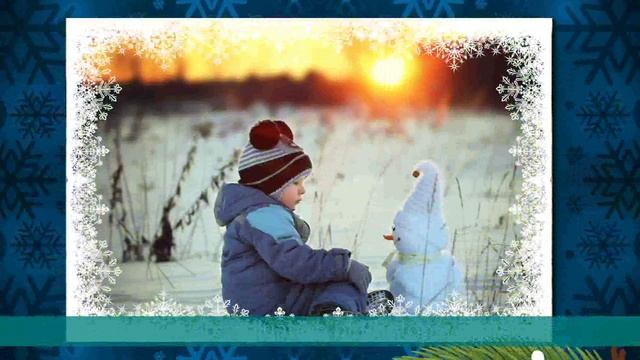 Дети зимой. Зимние слайд шоу.