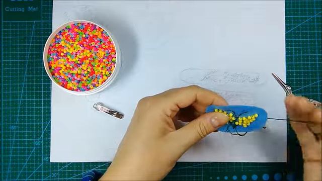 Заколка Мимоза-264