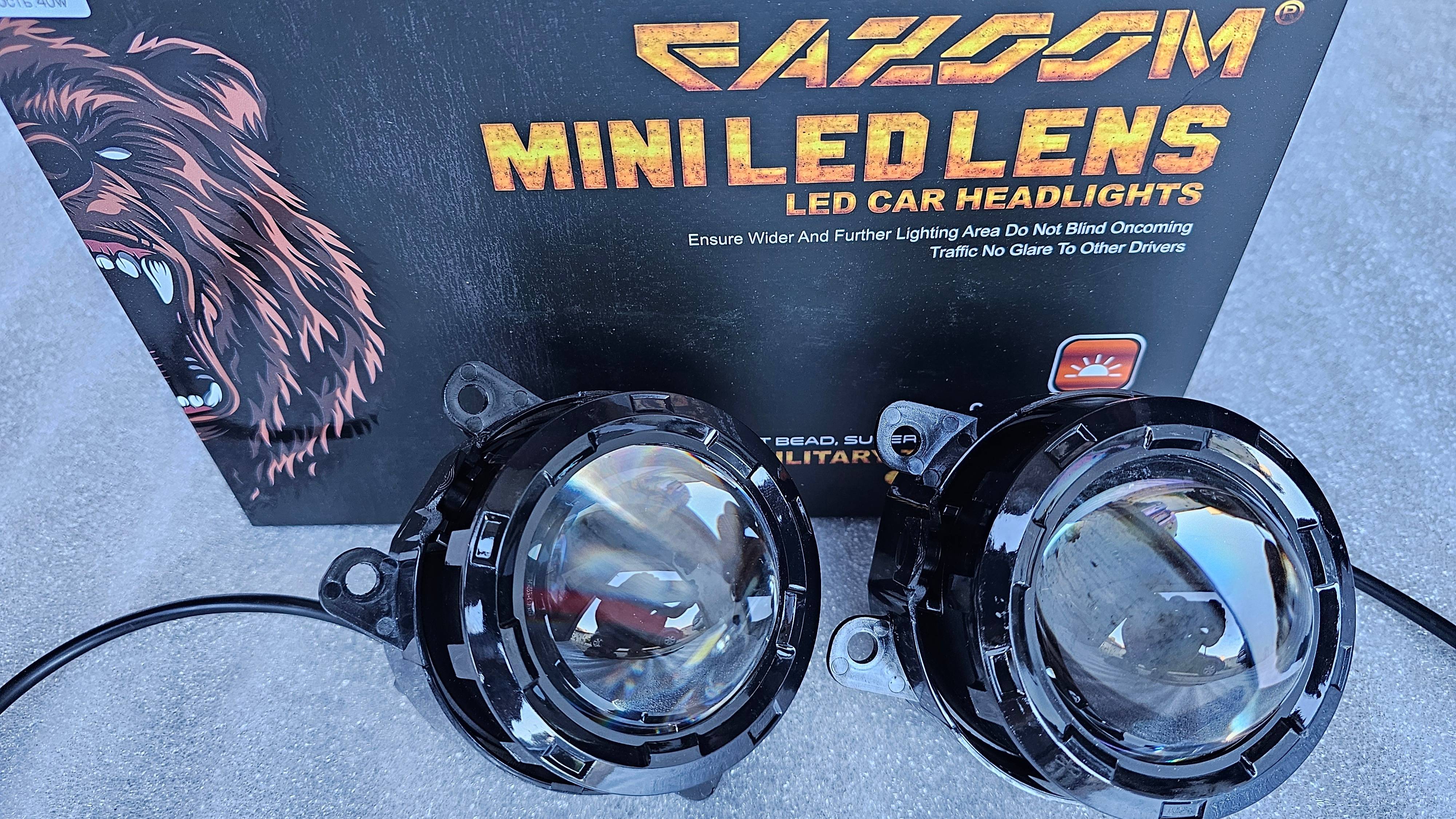 Тест LED ПТФ Fazoon 70W с внешним кольцом
