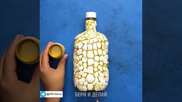___3Старая бутылка в декоре