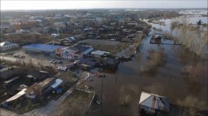 Паводок в Ирбите. Видео с беспилотника (2016 г.)