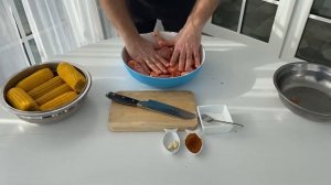 Куриные ножки в апельсиновом маринаде и сливочная кукуруза на мангале - идеальная парочка!