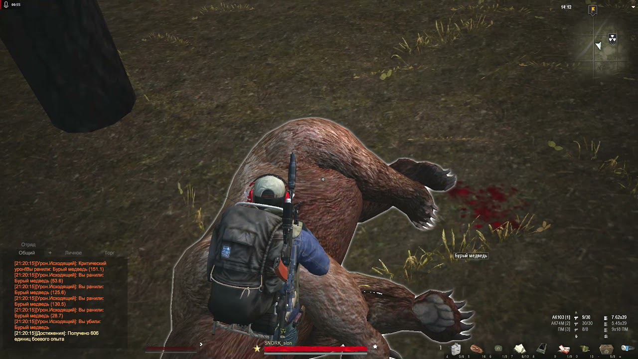 Stay out - АК-103 медведь, окр. любечи!