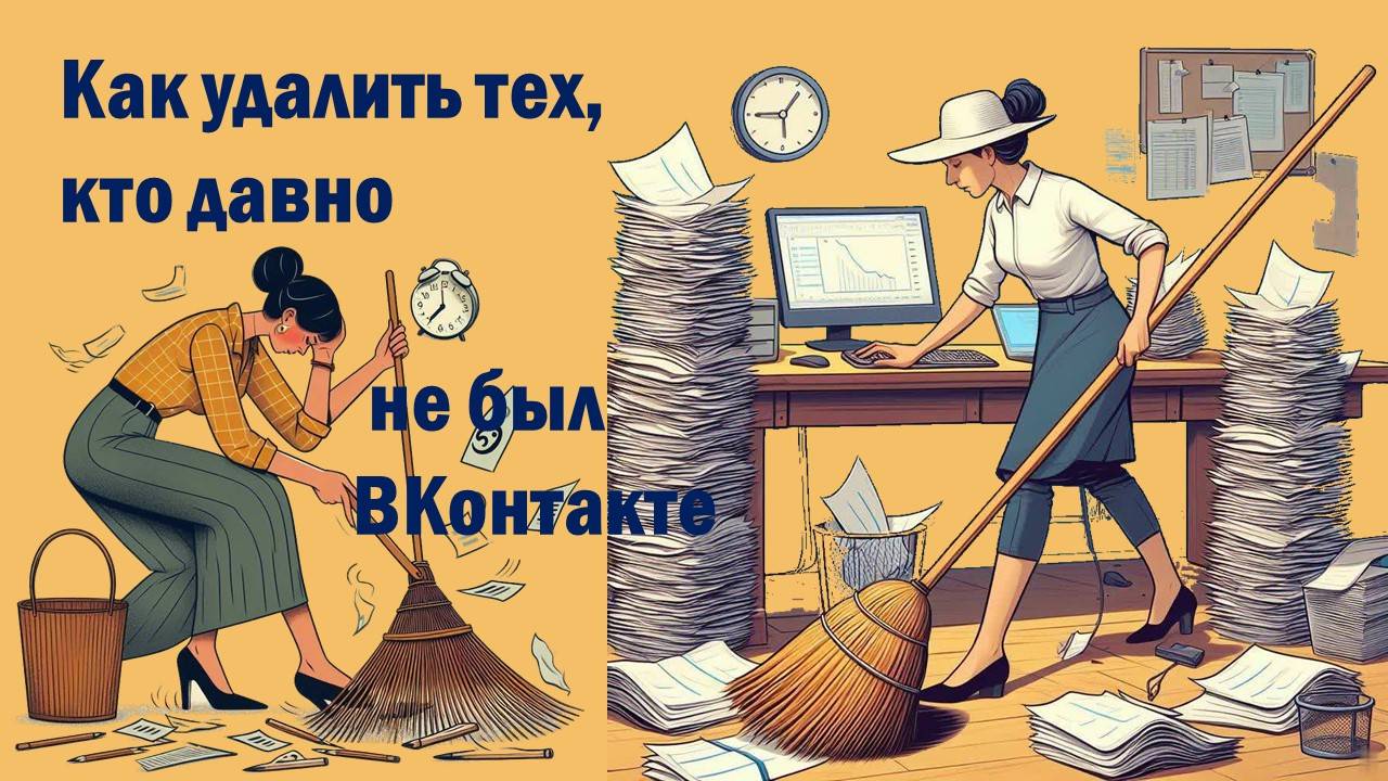 Как удалить тех, кто давно не был ВКонтакте.