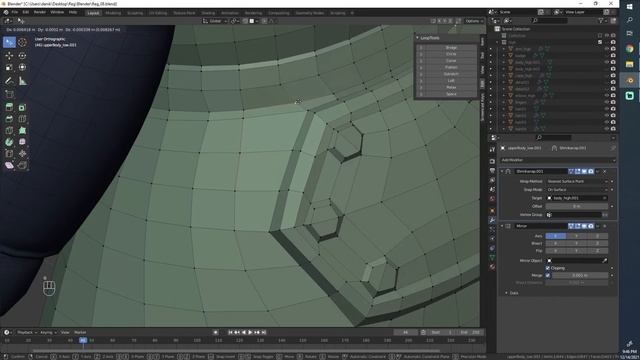 25. Blender 3.0 Character Modeling Tutorial - Retopology