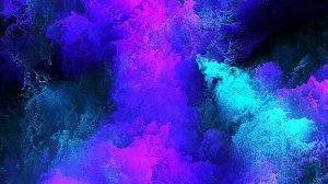 Анимированный абстрактный фон: Бирюзовый Дым