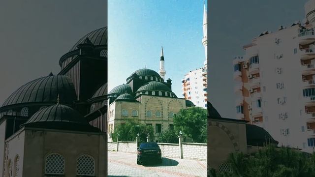 С сыном гуляем в Махмутларе, Турция.