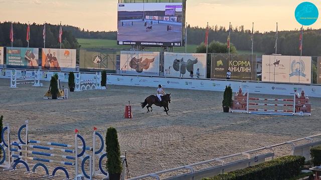 Кожевникова Софи и Хиана Блю. 130 см. Maxima Masters Eurasia. Москва. 27.07.24