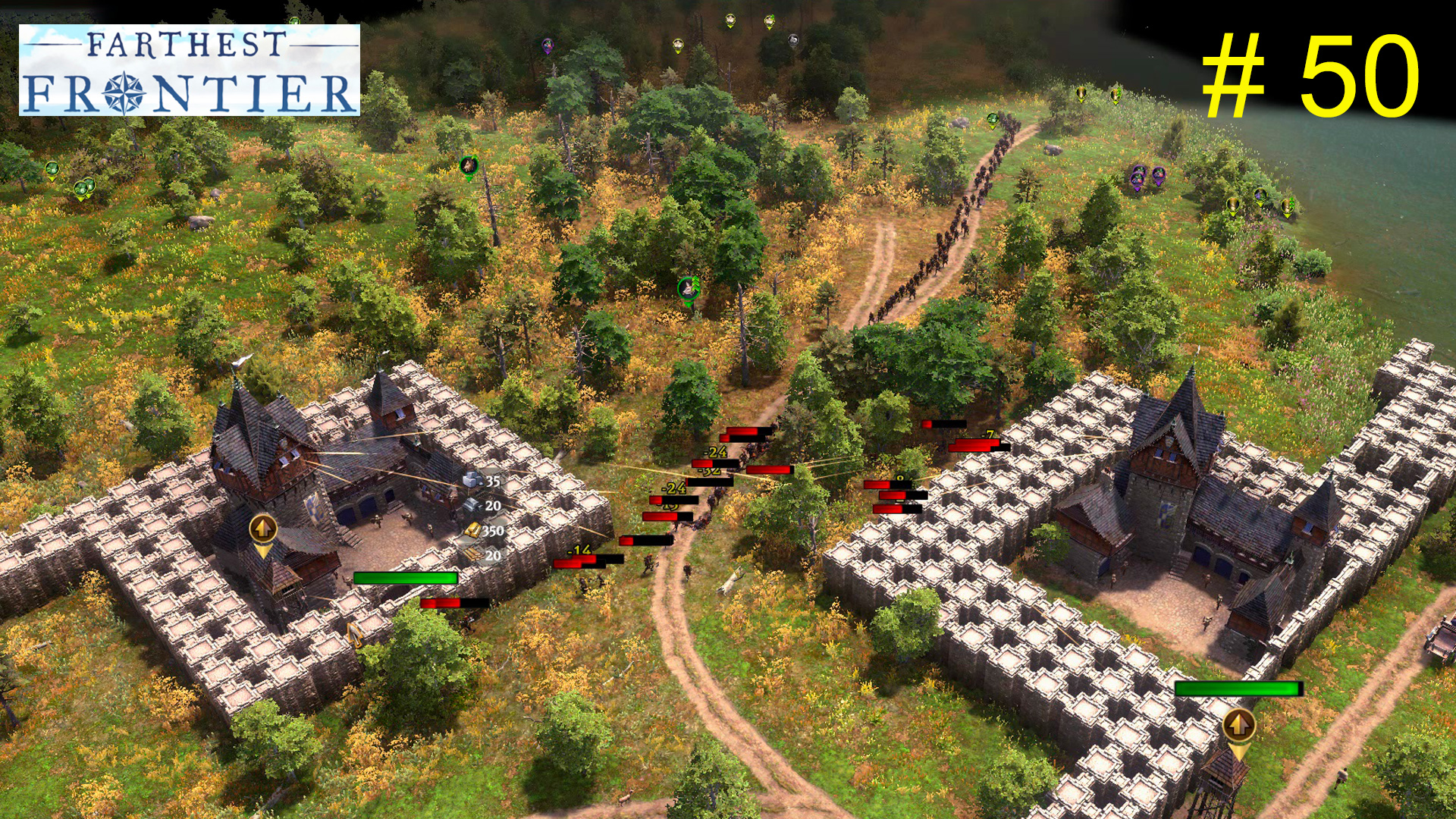 Многочисленное нападение рейдеров и улучшение поселка. # 50. Прохождение Farthest Frontier