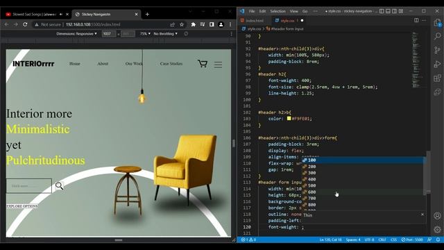 How to Create a Sticky Header Menu using HTML CSS & JavaScript ...