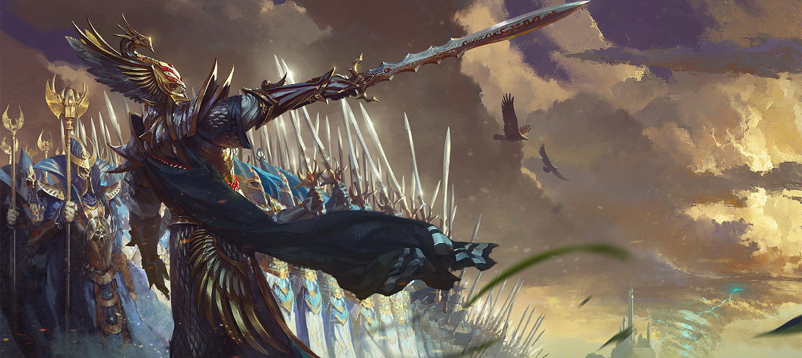 WARHAMMER High Elves Army Fight Scene