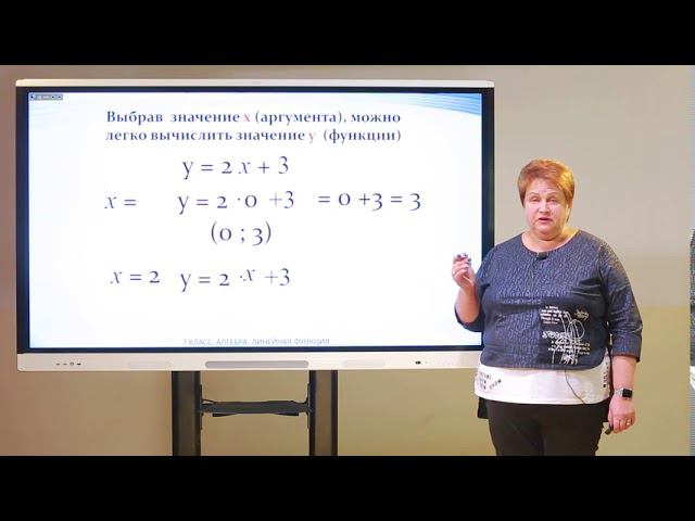 7 класс. Алгебра. Линейная функция и ее график