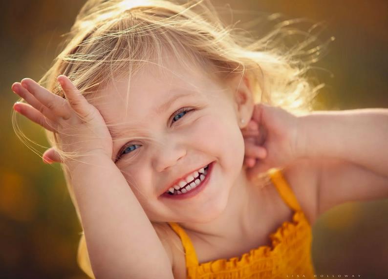 Детская радость, детская улыбка