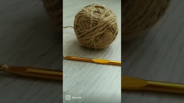 Натуральная мочалка. #knitting #вязание #пилинг