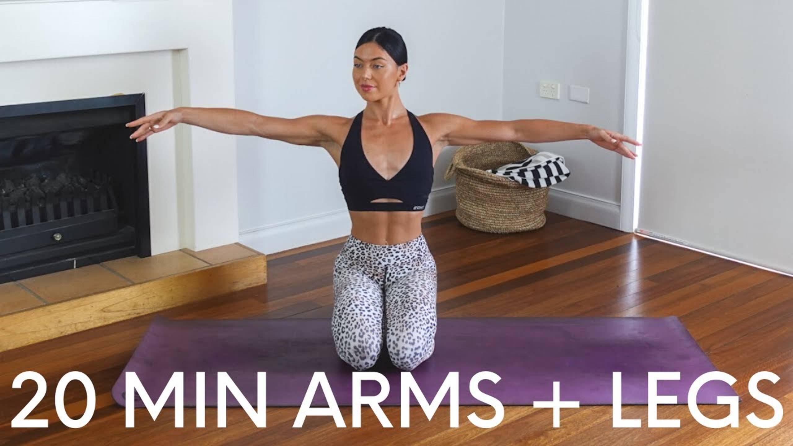20 MIN ARMS & LEGS WORKOUT || At-Home Pilates (No Equipment) - Move With Nicole