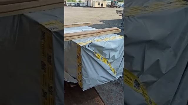 Отгрузка древесины заказчику