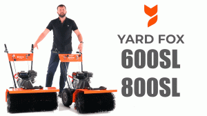 Обзор и сравнение на подметальные машины Yard Fox 600SL и 800SL