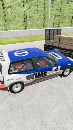 Obstacle on the road #12.3 #shorts#beamng #beamng_drive #beamng_drive_mods #beamng_mod