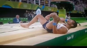 Французский гимнаст сломал ногу на Олимпиаде 2016 в Рио