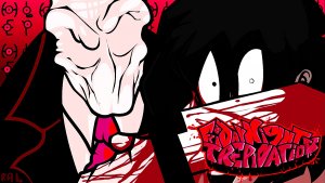 Friday Night Trepidation - Update 1.5 - V.S. Jeff The Killer, Slenderman, Gold, [+B.S.]; [Normal]