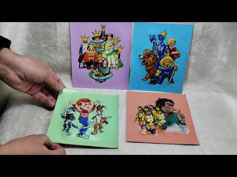 Накладки для оформления книги. Изделия из кожи. СКСтиль. Видео обзор: Герои советских мультфильмов.