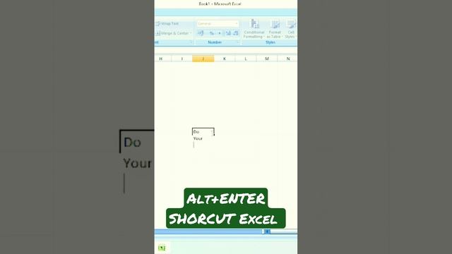 Excel Shortcut Key ALT+ ENTER - How to use shortcut key alt + enter in Microsoft Excel excel