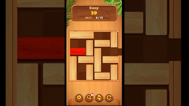 Unblock Sliding Block Puzzle Game Easy Level 39 #shorts #unblockpuzzle