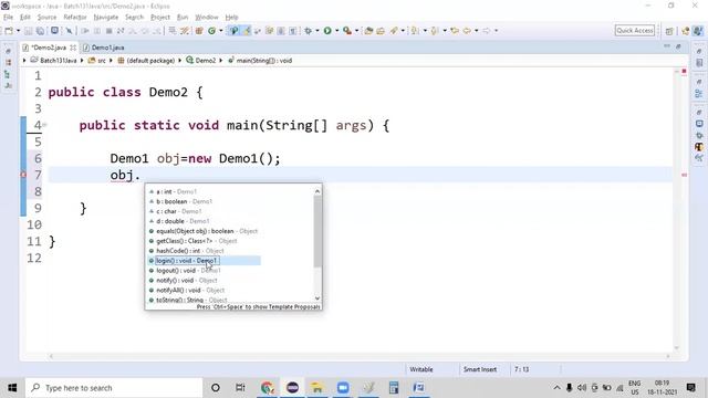 Objects with examples | Java Tutorial for Beginners – смотреть онлайн ...