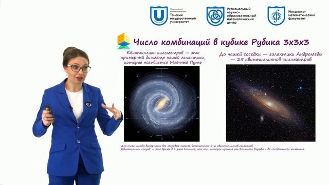 Занимательная математика внутри кубика Рубика