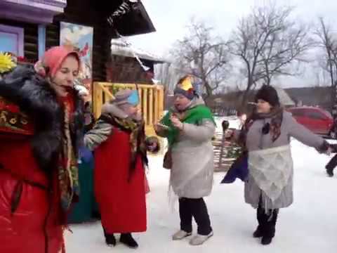 Село Балакино.  Масленица. 18.02.2018.  Видео-1.