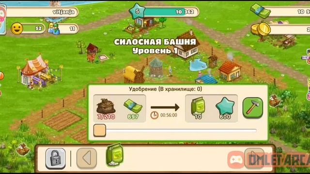 Big Farn  знакомства с игрой первые задания и абустройста фермы