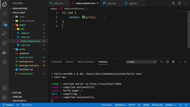 Sass Modules in Next | js: Master Next | js Tutorial 12 – смотреть онлайн видео от Академия ...