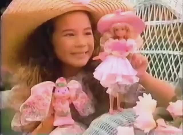 1993 Мятная Роза (Peppermint rose) кукла (Небольшие куклы Mattel c ароматами цветов)