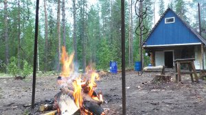 5# ЖИЗНЬ В ТАЙГЕ \ ХАРИУС НА СПИННИНГ и на "БАЛДУ" \ В ИЗБЕ БОЛЕЕМ ЗА НАШИХ