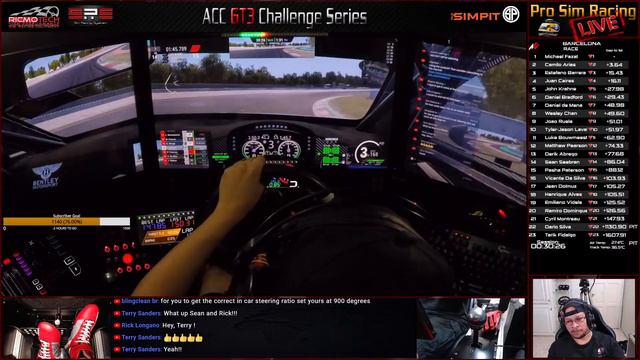 ACC GT3 Challenge Series Race 2 at Barcelona on Sim Racing System - смотреть видео онлайн от ...