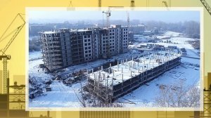 Строительство нового многоквартирного дома в ЖК "Лазурный" | Ноябрь 2023 г.