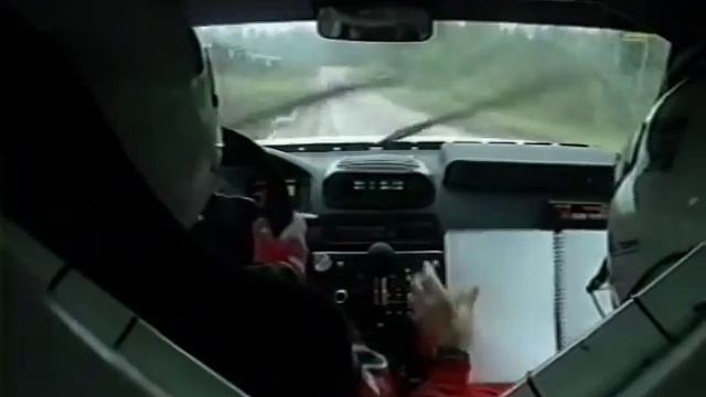 WRC Onboard Sainz  Rally Finland 1998 old mökkiperä stage