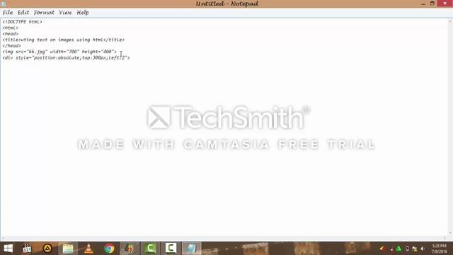 learn basic HTML - | writing text on images using HTML and CSS ...
