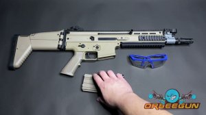 Автомат Cyma Scar-L sand для игры в гидробол: сборка и тестовая стрельба